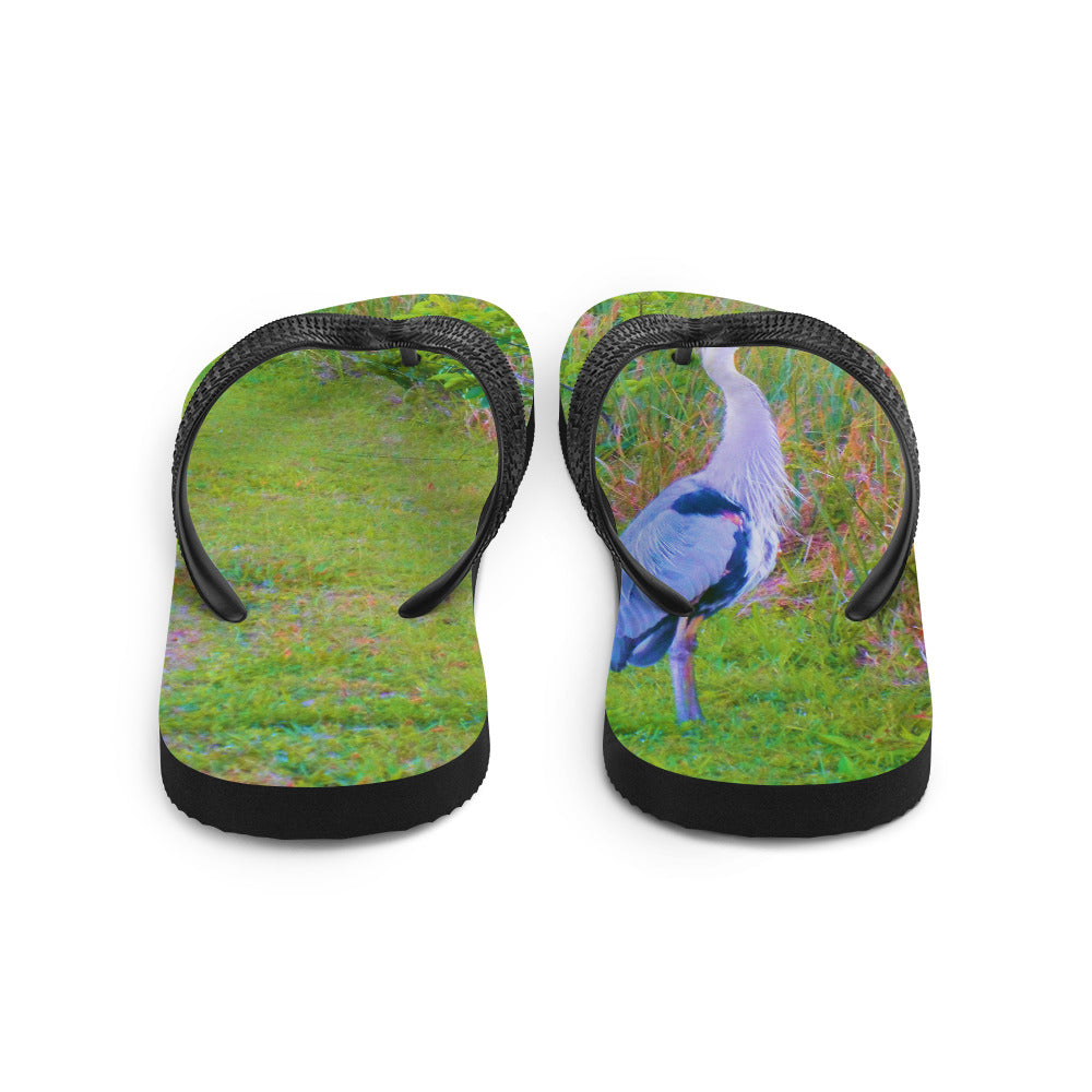 The Great Blue Heron Flip-Flops – Florida's Surf Shop
