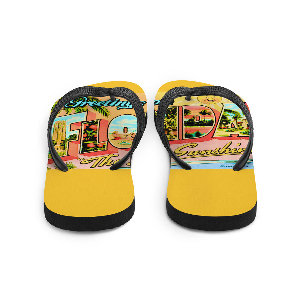 The Greetings from Florida Flip-Flops – Florida's Surf Shop